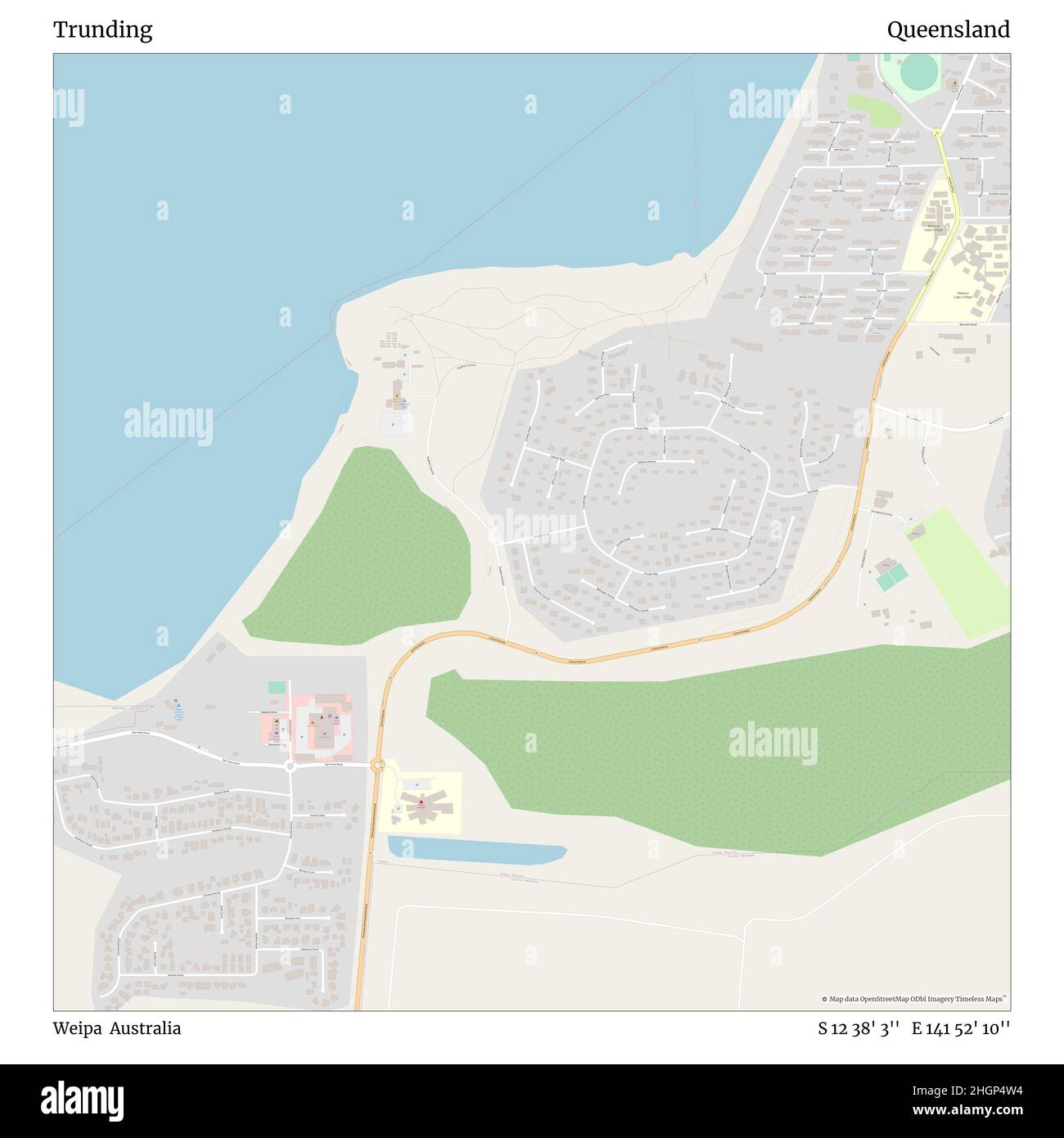 Weipa queensland australie cartes cartographie Banque de photographies ...
