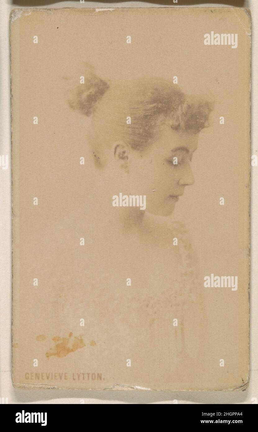 Geneviève Lytton, de la série Actresses (N246), Type 1, émise par ...