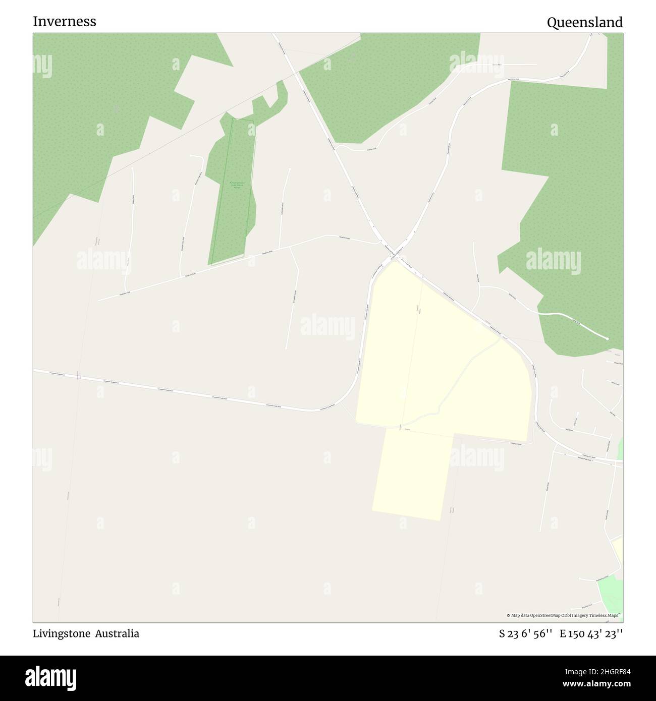 Mappa di inverness Banque d'images détourées - Alamy