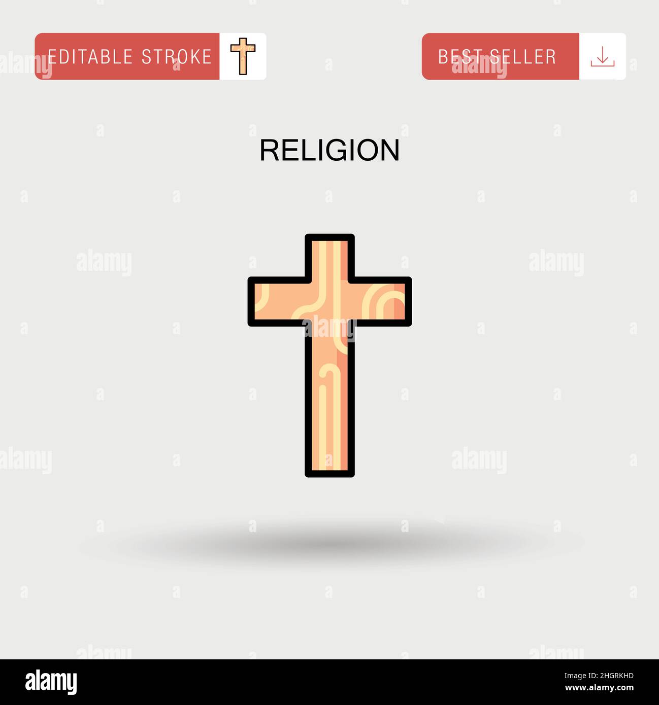 Concept de religion religieuse Banque d'images vectorielles - Alamy