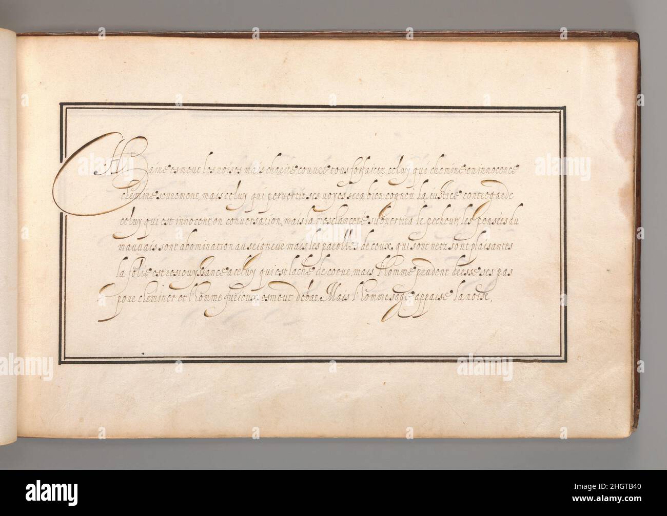 écriture cursive française Banque de photographies et d’images à haute ...