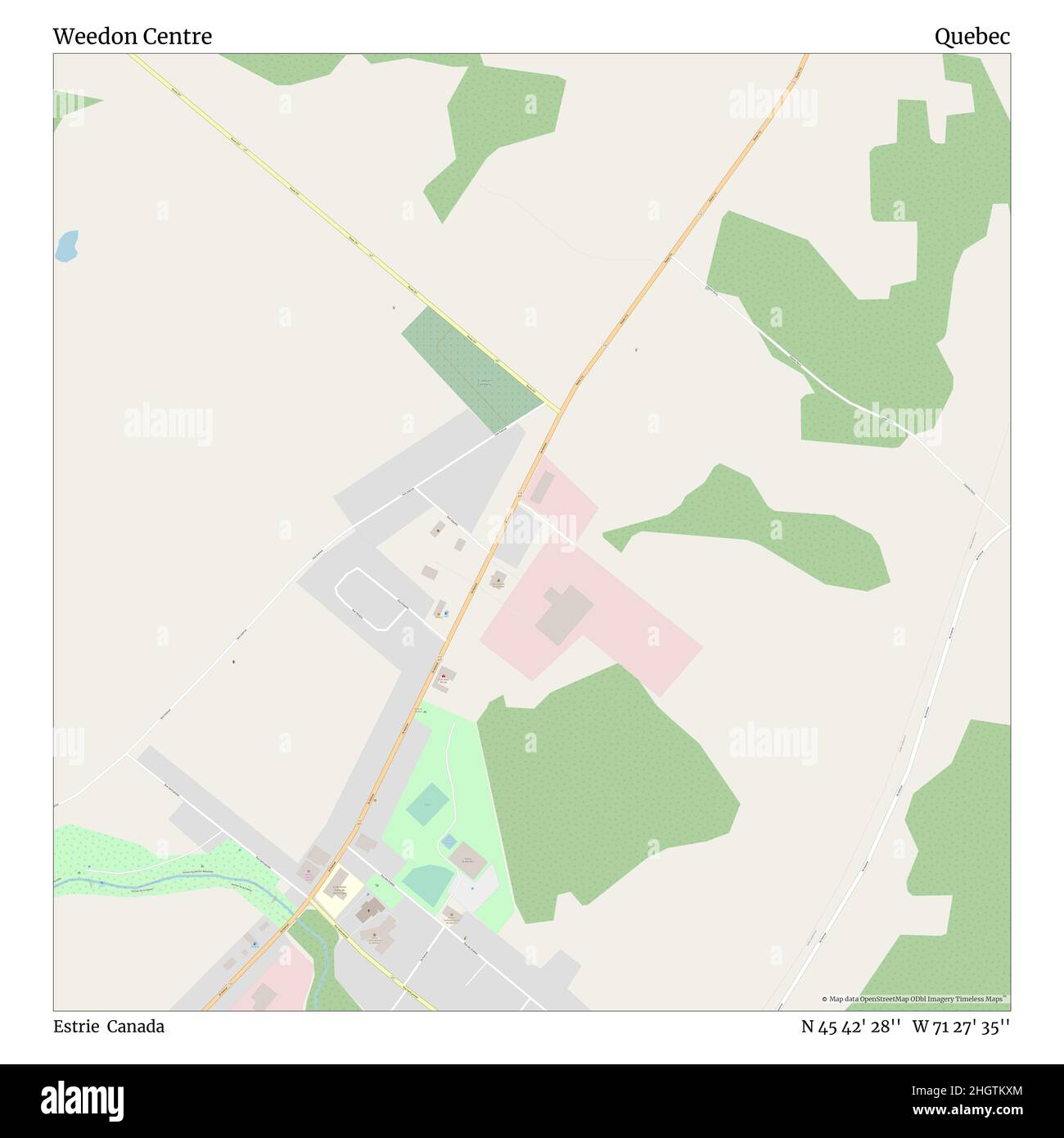 Carte du québec de weedon Banque de photographies et d’images à haute ...