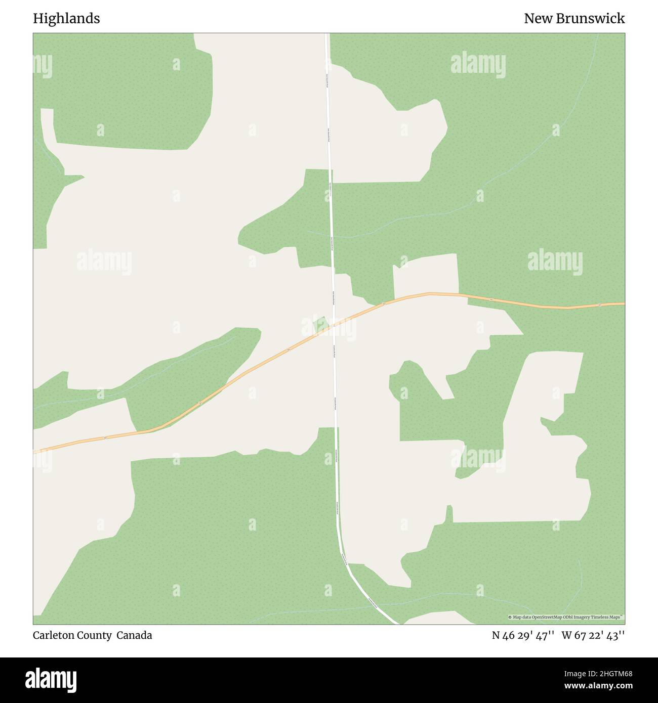 Carte des lieux de carleton Banque de photographies et d’images à haute ...