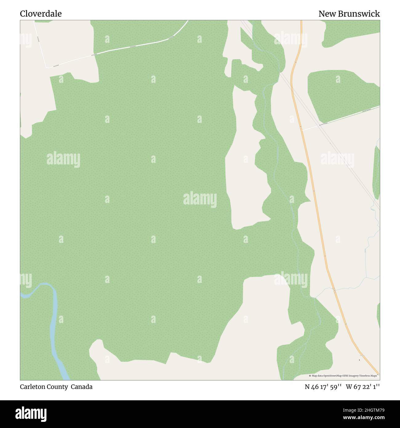 Carte des lieux de carleton Banque de photographies et d’images à haute ...