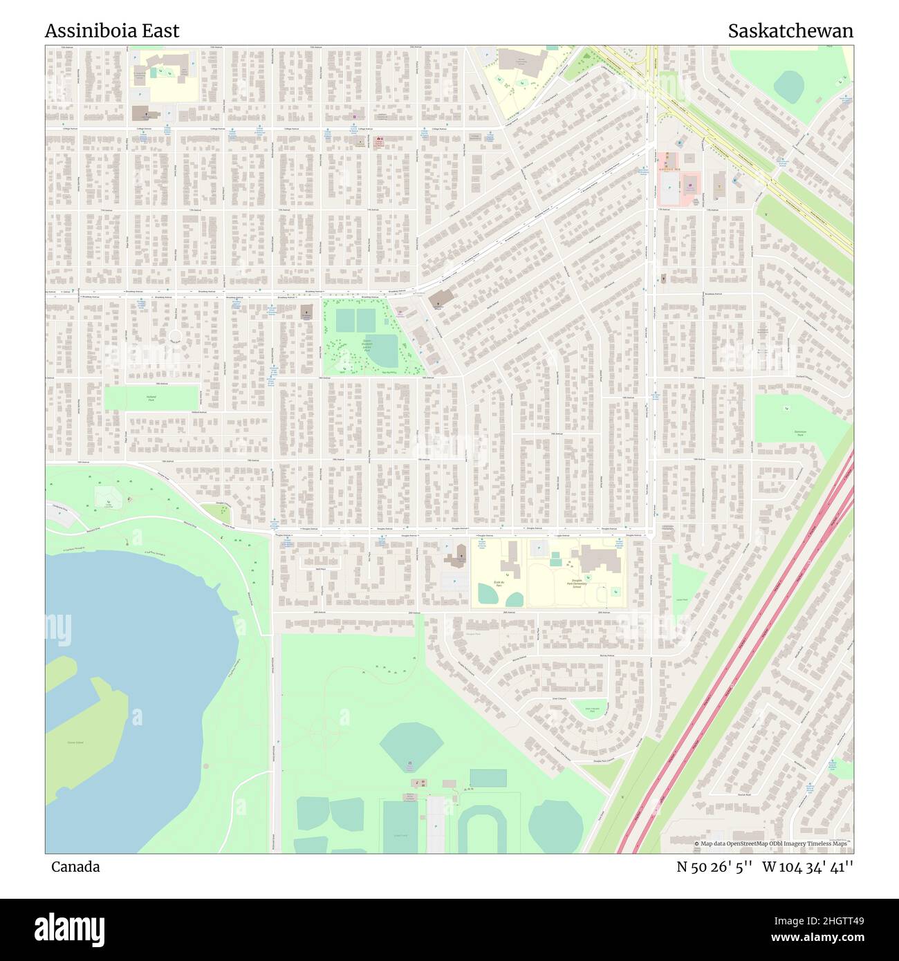 Mappa di assiniboia Banque de photographies et d’images à haute ...