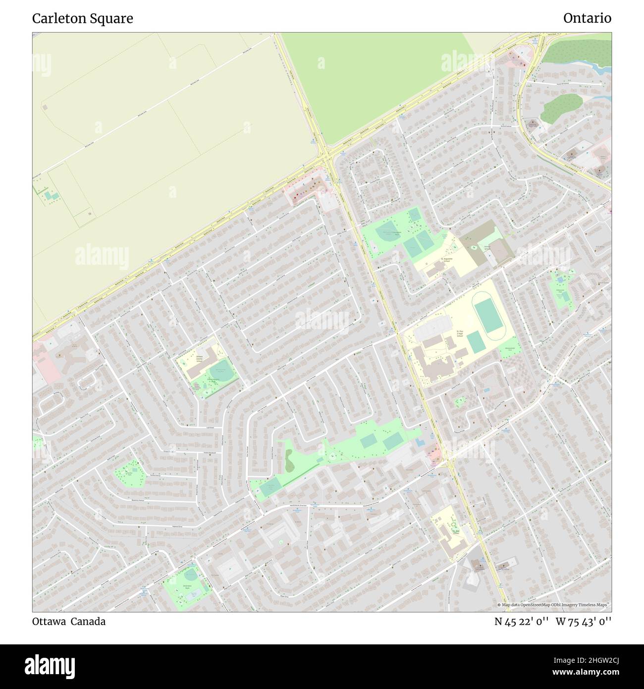 Carte de l'ontario carleton place Banque de photographies et d’images à ...