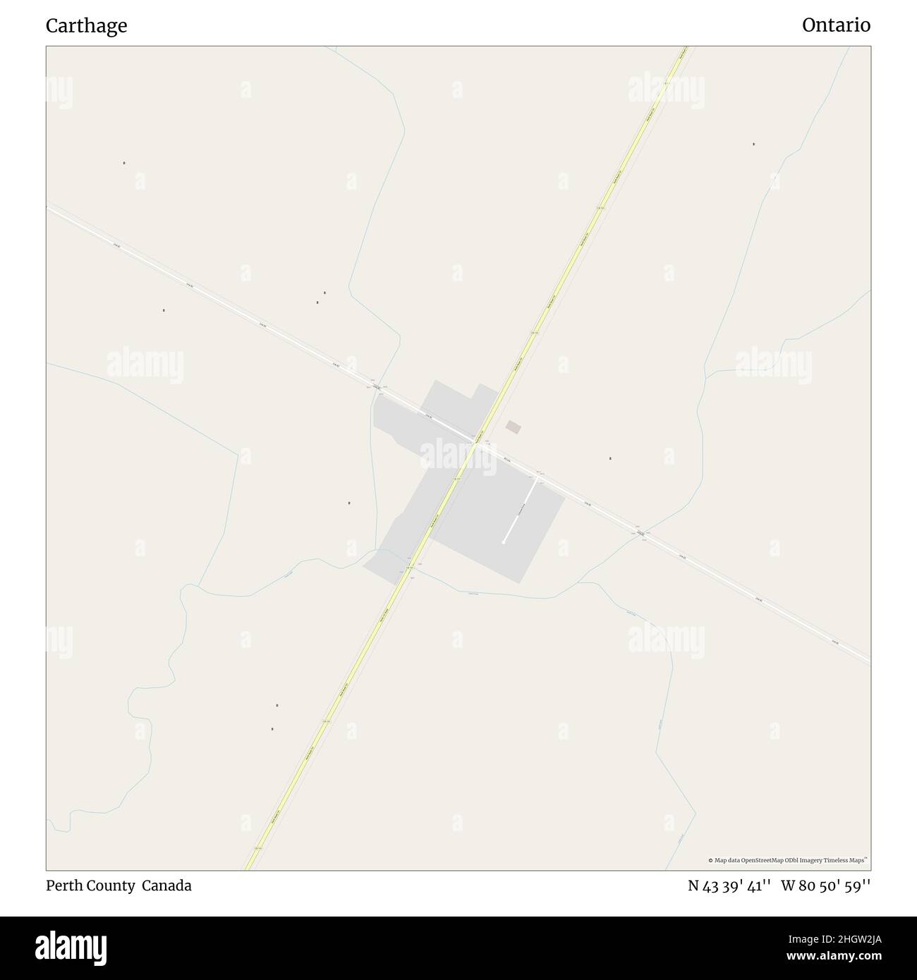 Carthage map Banque de photographies et d’images à haute résolution - Alamy