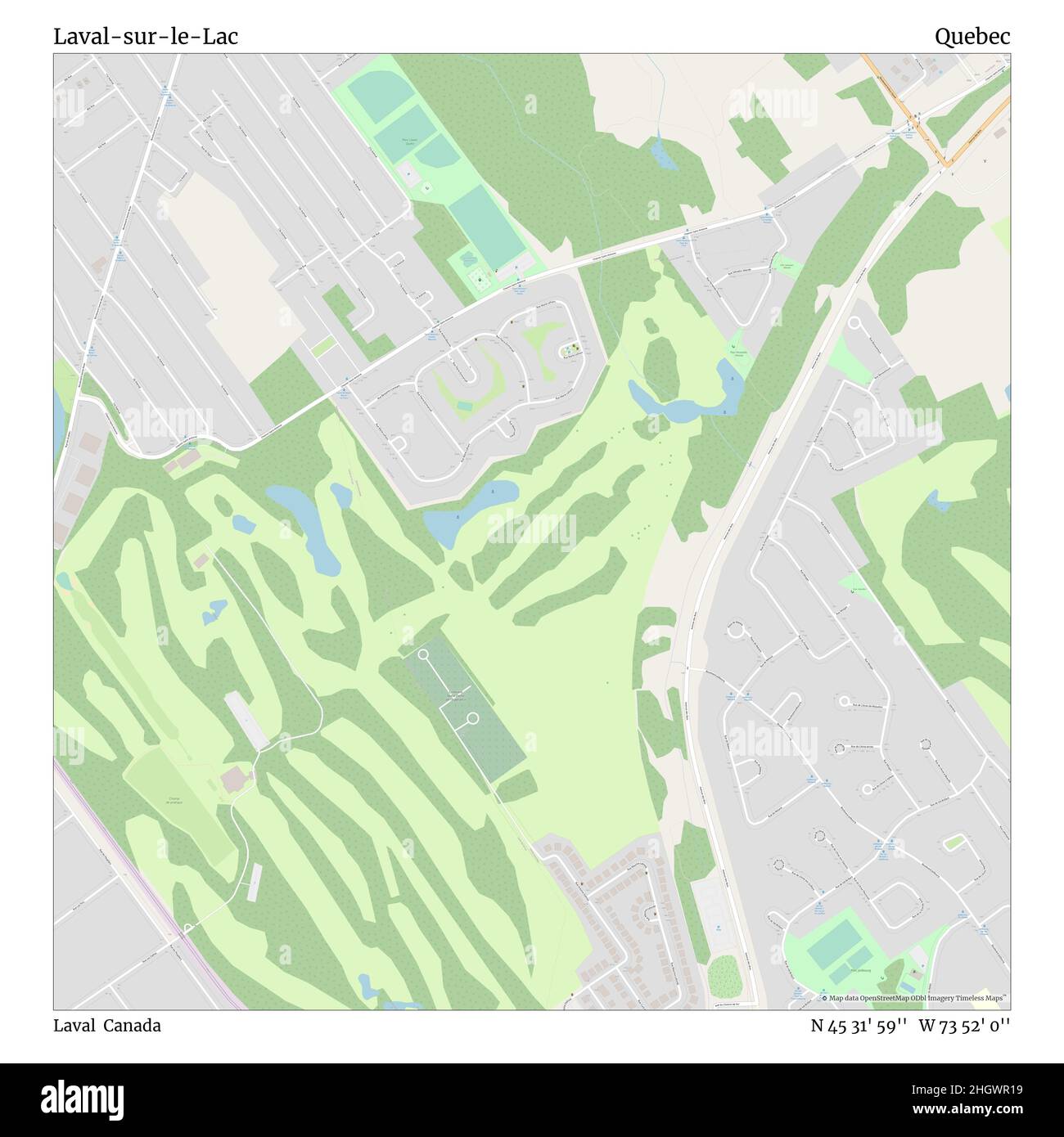 Carte De Laval Québec Banque d'image et photos - Alamy