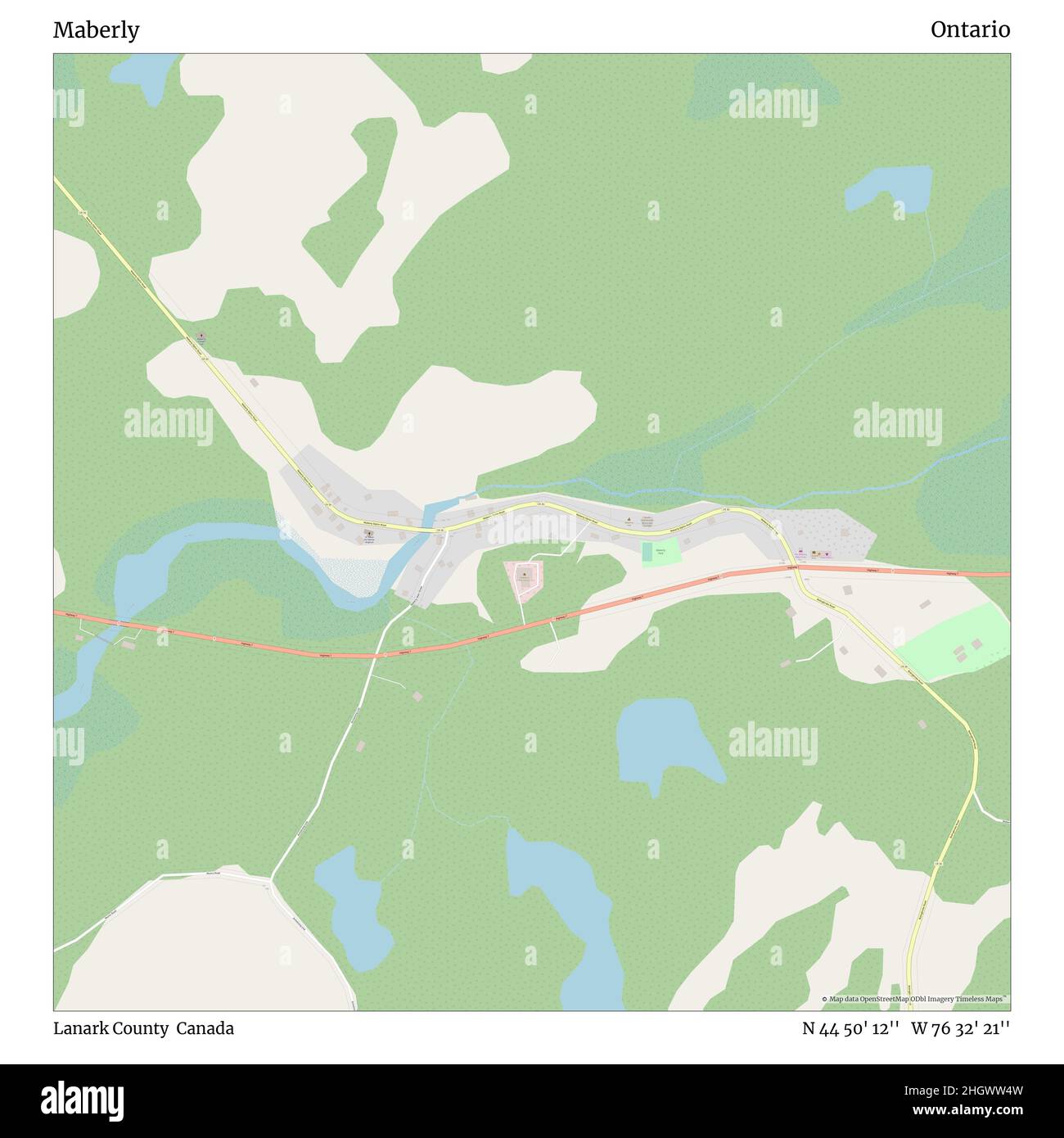Carte de maberly Banque de photographies et d’images à haute résolution ...