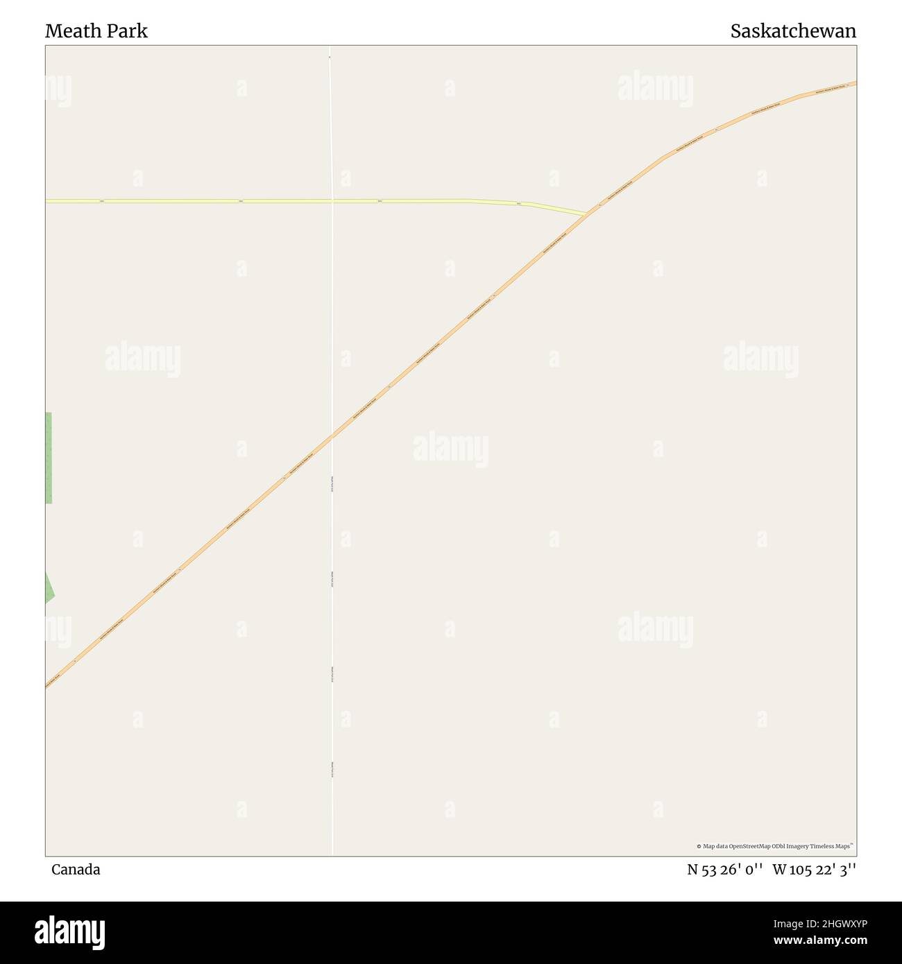 Carte du parc de meath Banque d'images détourées - Alamy