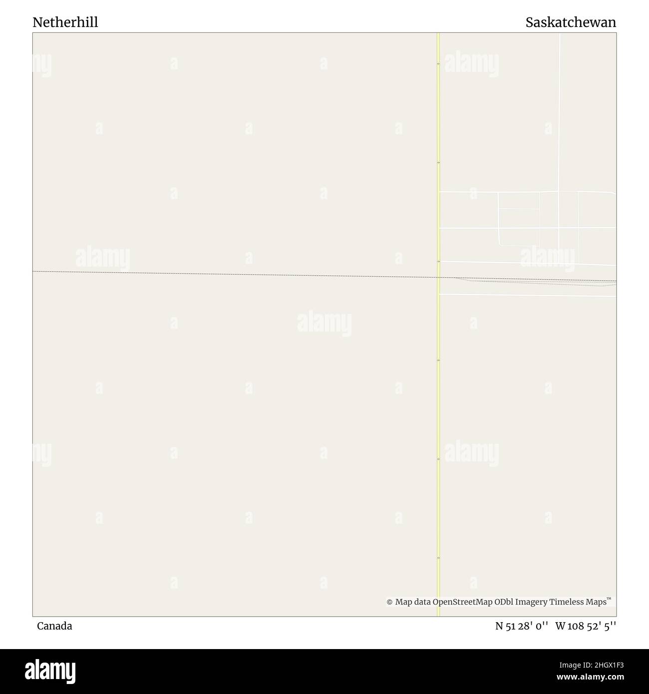 Carte de netherhill saskatchewan Banque de photographies et d’images à ...