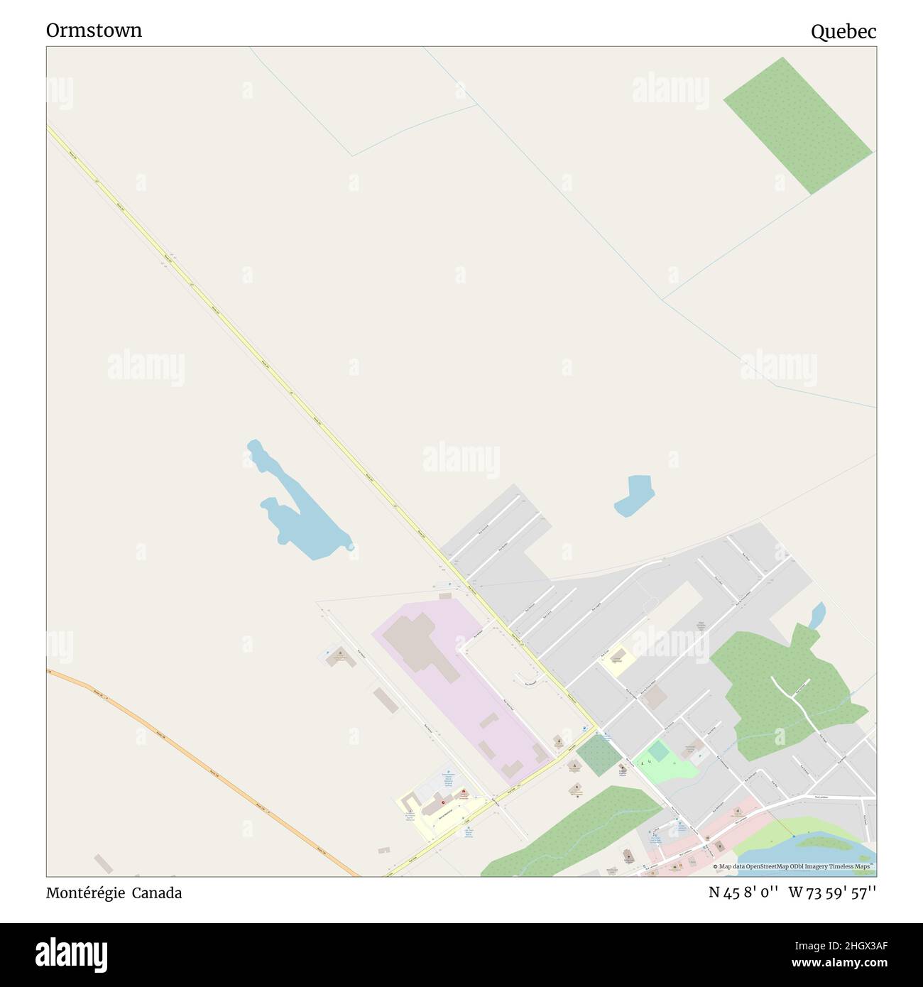 Carte d'ormstown Banque de photographies et d’images à haute résolution ...