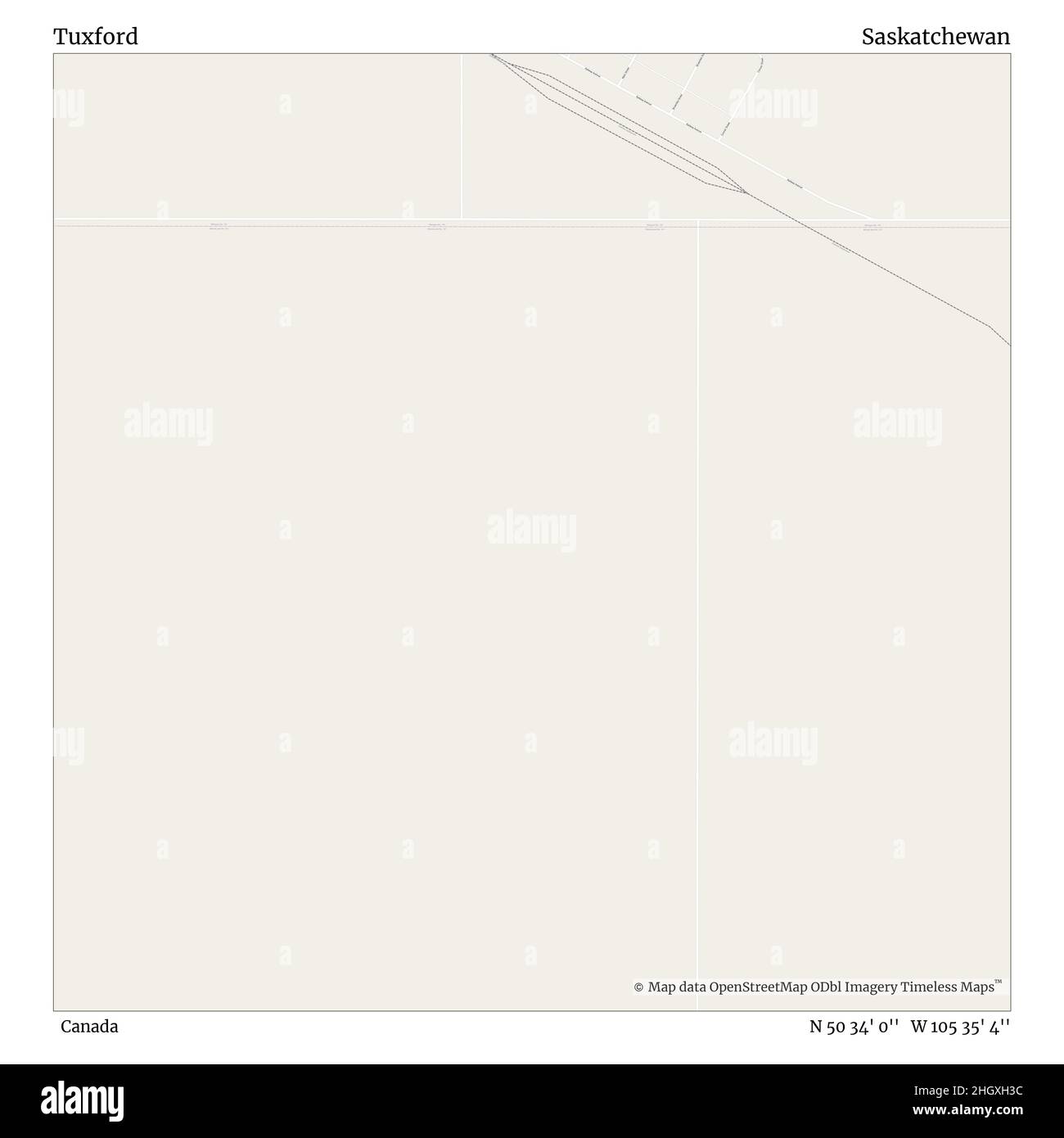 Carte de tuxford saskatchewan Banque de photographies et d’images à ...