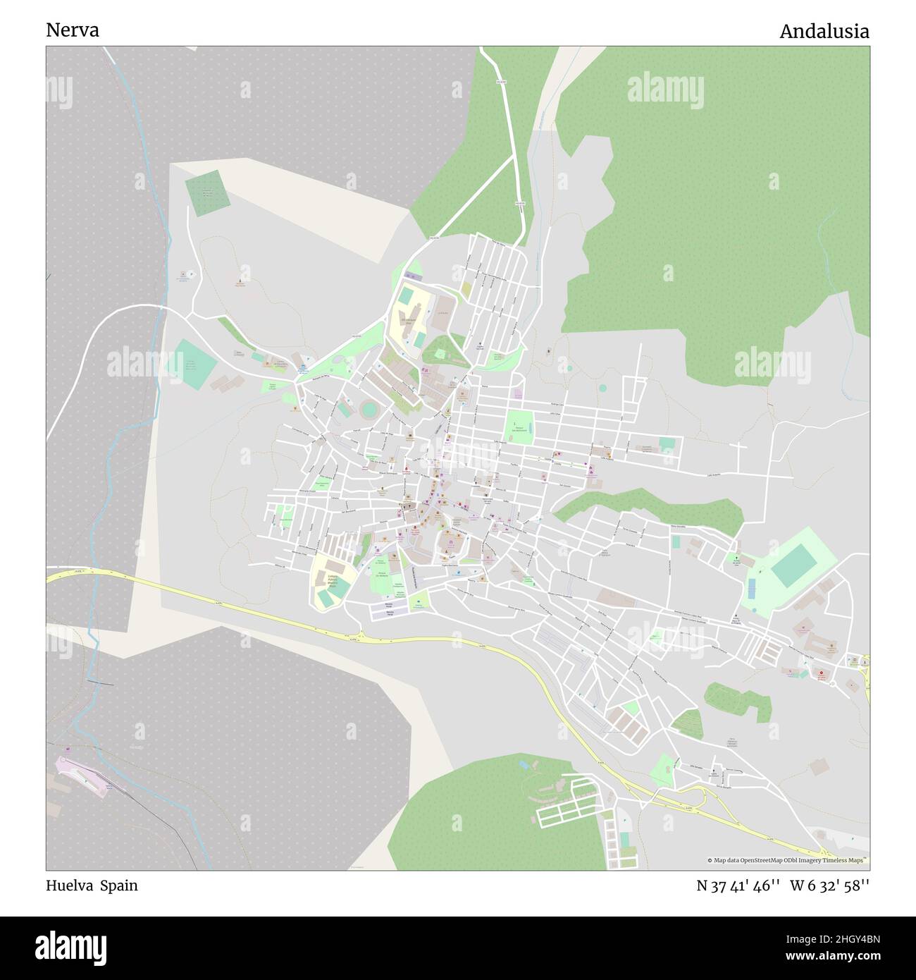 Carte de nerva espagne Banque de photographies et d’images à haute ...