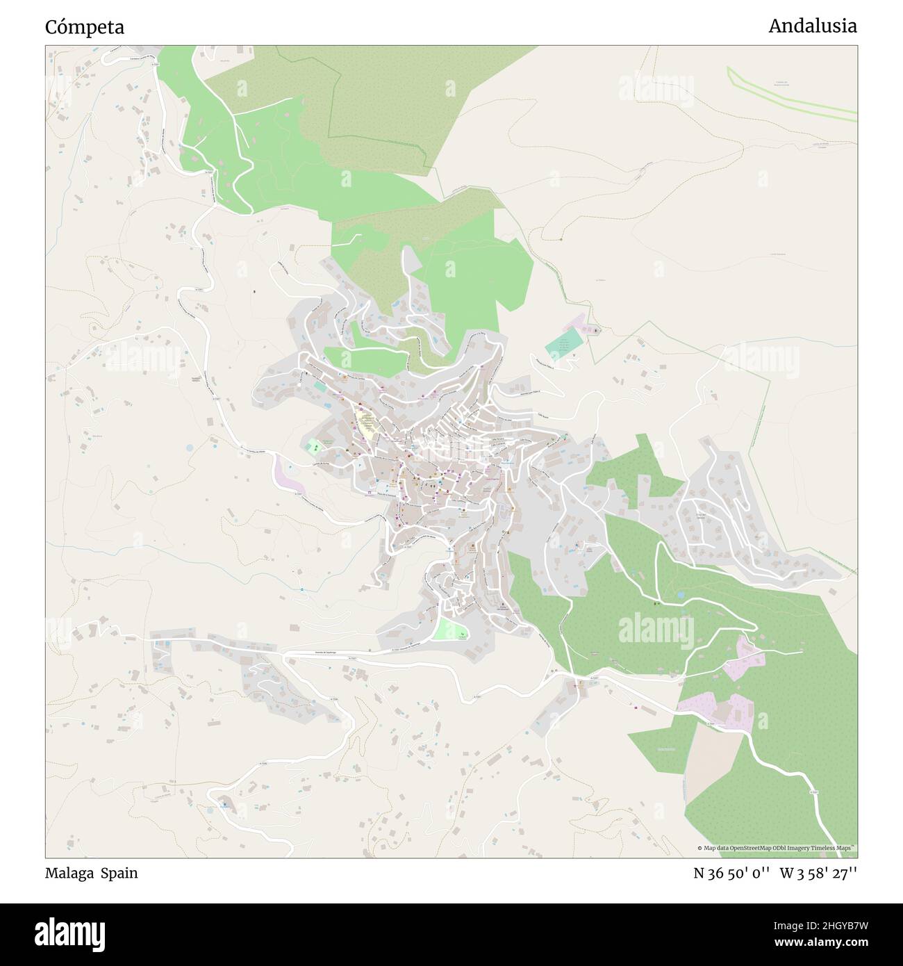 Competa spain Banque d'images détourées - Alamy
