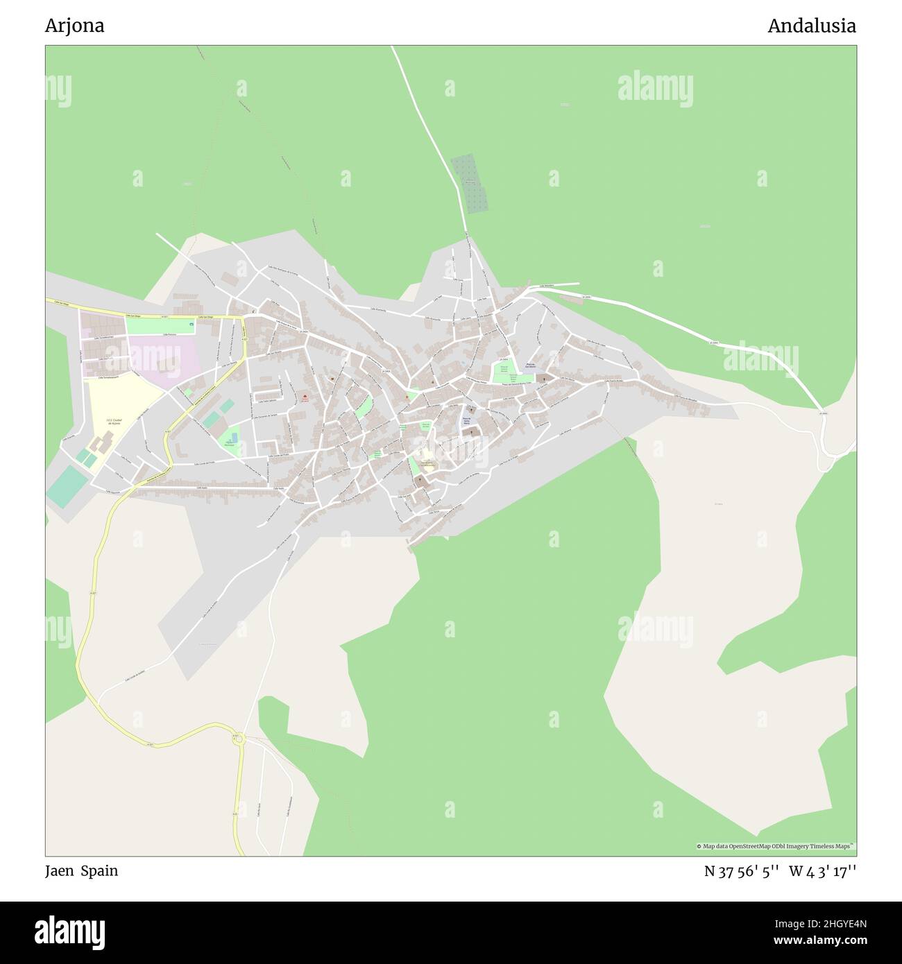 Carte de jaen espagne Banque de photographies et d’images à haute ...