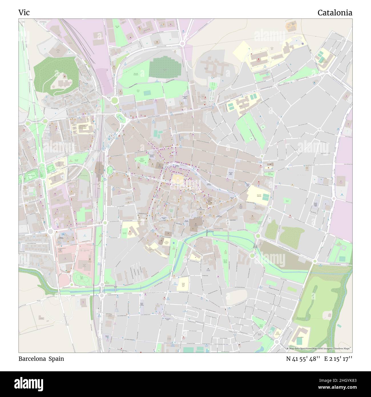Carte de l'espagne vic Banque de photographies et d’images à haute ...