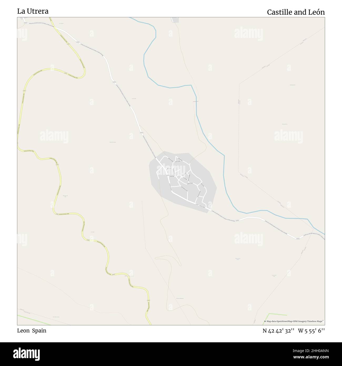 La Utrera, Leon, Espagne, Castille et León, N 42 42' 32'', W 5 55' 6 ...