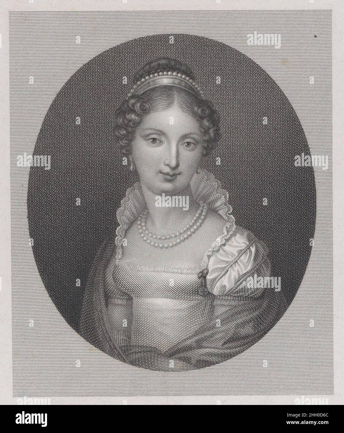 Portrait de Mariana Carolina, Grande duchesse de Toscane ca.1815–70 ...