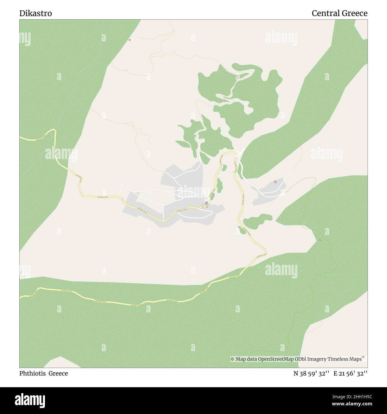 Dikastro, Phthiotis, Grèce, Grèce centrale, N 38 59' 32'', E 21 56' 32 ...