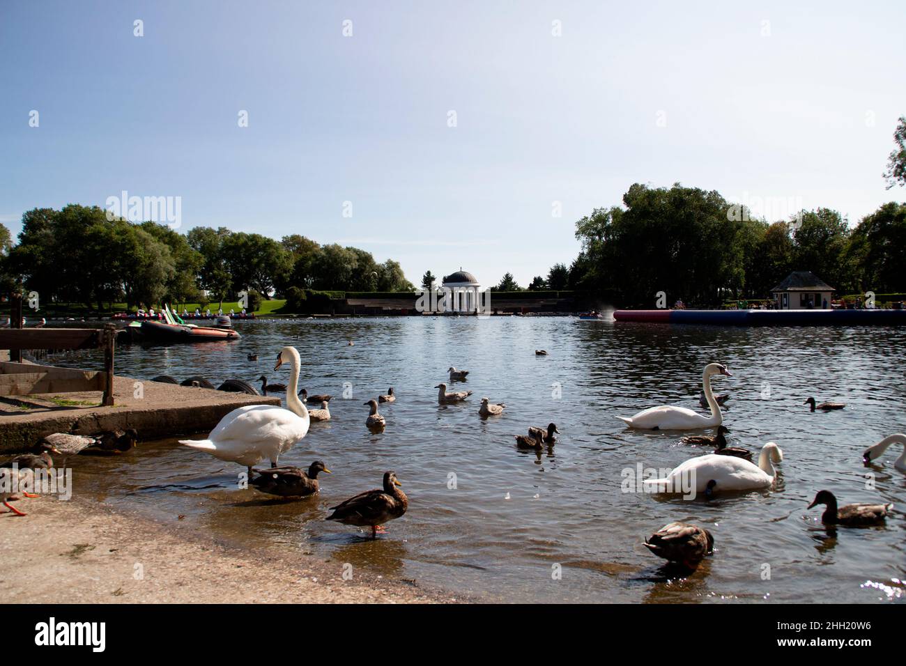 The lake in stanley park blackpool Banque de photographies et d’images ...