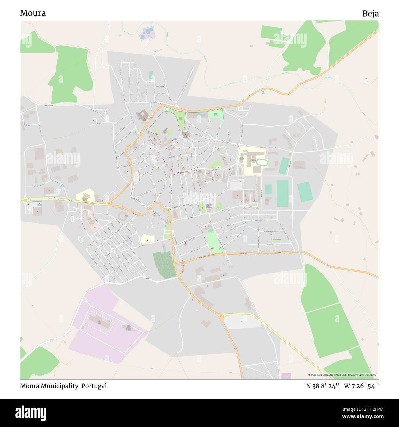 Carte du portugal moura Banque d'images détourées - Alamy