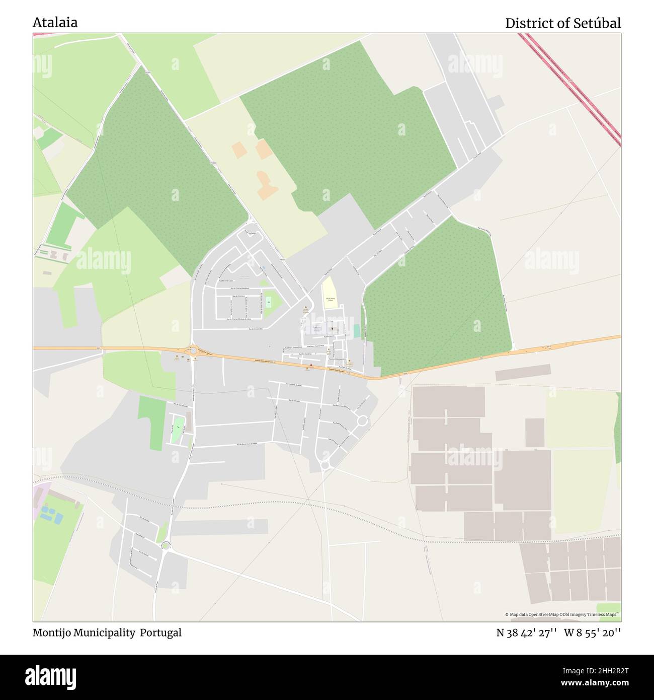 Carte de montijo portugal Banque d'images détourées - Alamy