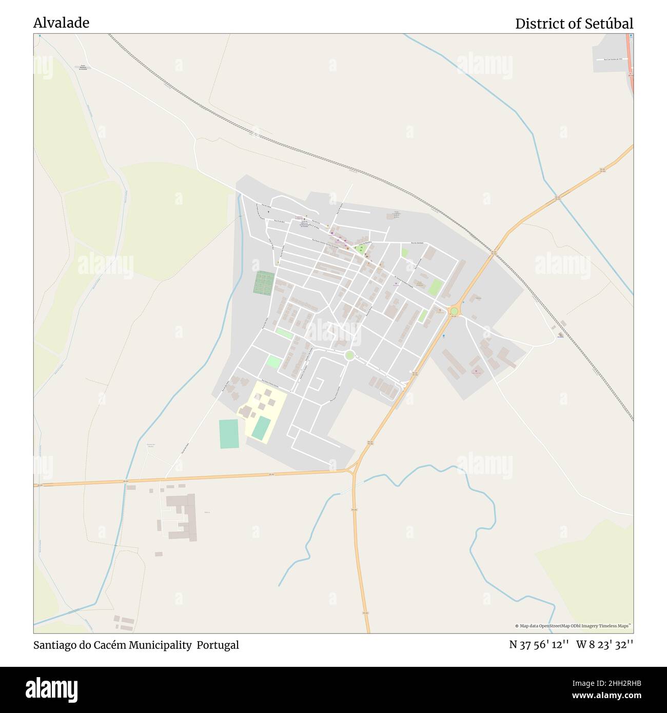 Alvalade, Santiago do Cacém Municipalité, Portugal, District de Setúbal ...