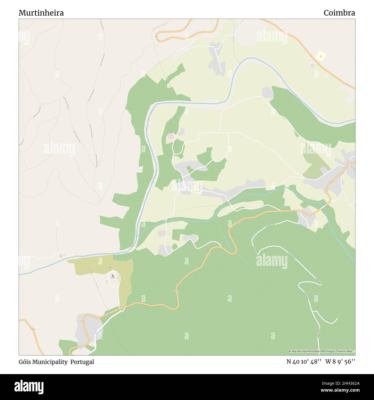Murtinheira, municipalité de Góis, Portugal, Coimbra, N 40 10' 48'', W ...