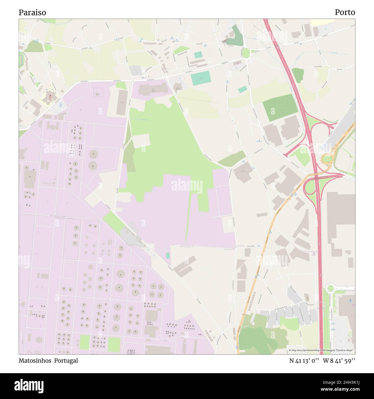 Mappa di matosinhos Banque de photographies et d’images à haute ...