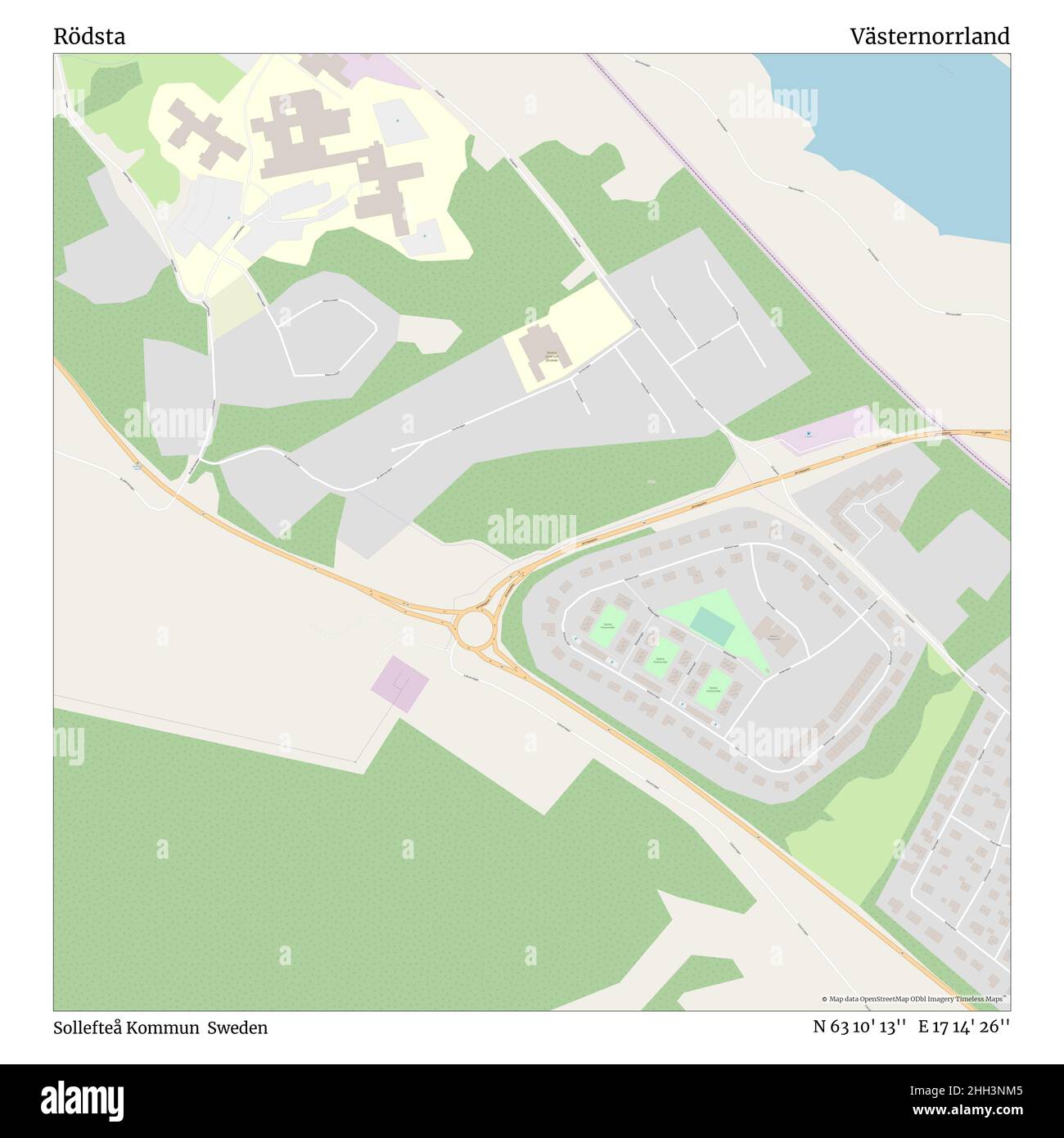 Rödsta, Sollefteå Kommun, Suède, Västernorrland, N 63 10' 13'', E 17 14 ...