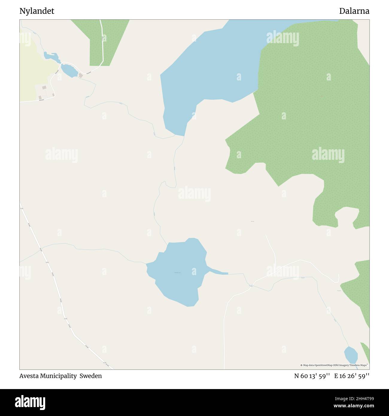 Nylandet, municipalité d'Avesta, Suède, Dalarna, N 60 13' 59'', E 16 26 ...