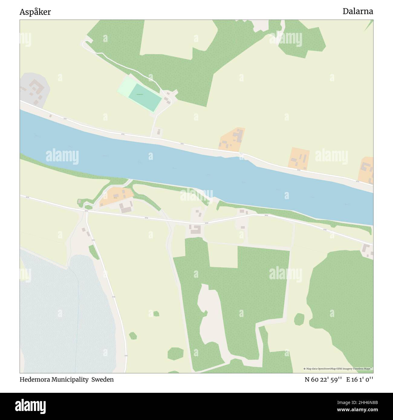 Aspåker, municipalité de Hedemora, Suède, Dalarna, N 60 22' 59'', E 16 ...