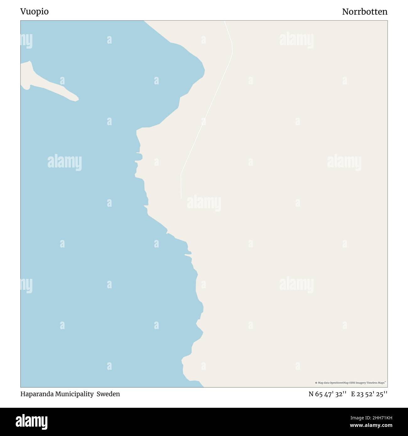 Haparanda map Banque d'images détourées - Alamy
