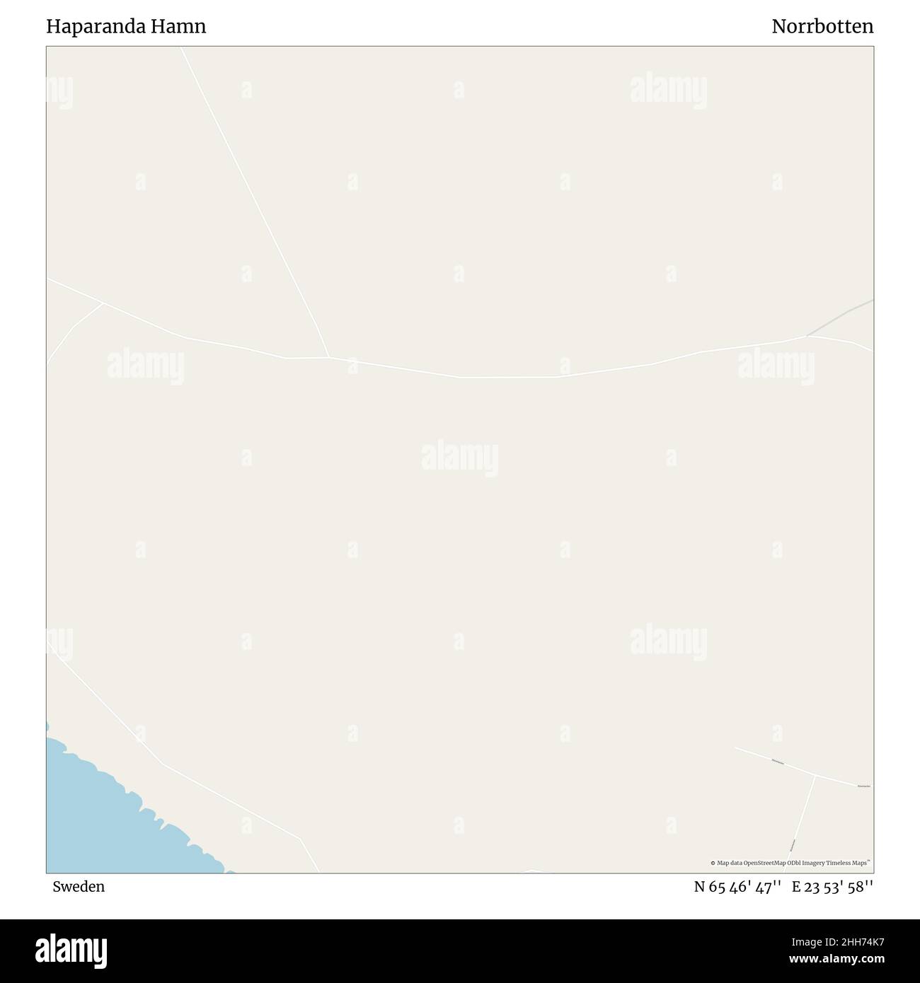 Haparanda map Banque d'images détourées - Alamy