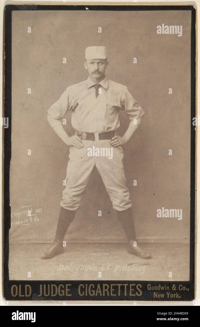 Abner Frank Dalrymple, Left Field, Pittsburgh, de la série Old Judge ...