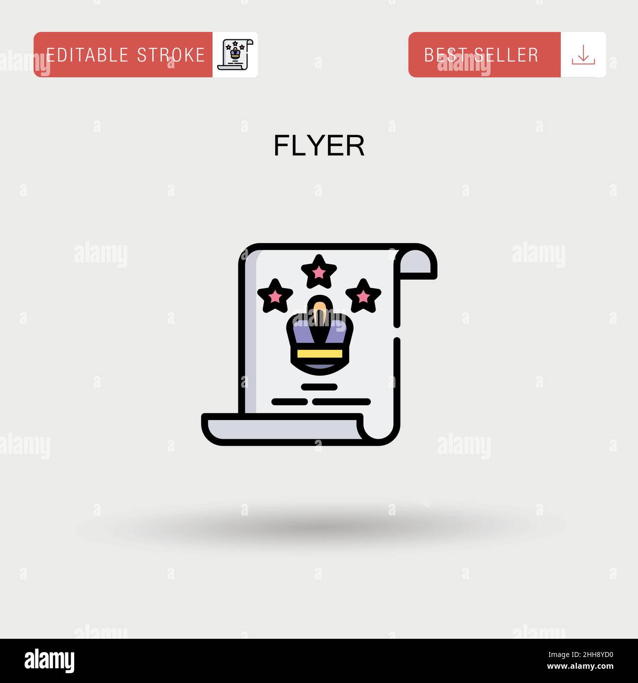 Page de flyer Banque d'images vectorielles - Alamy