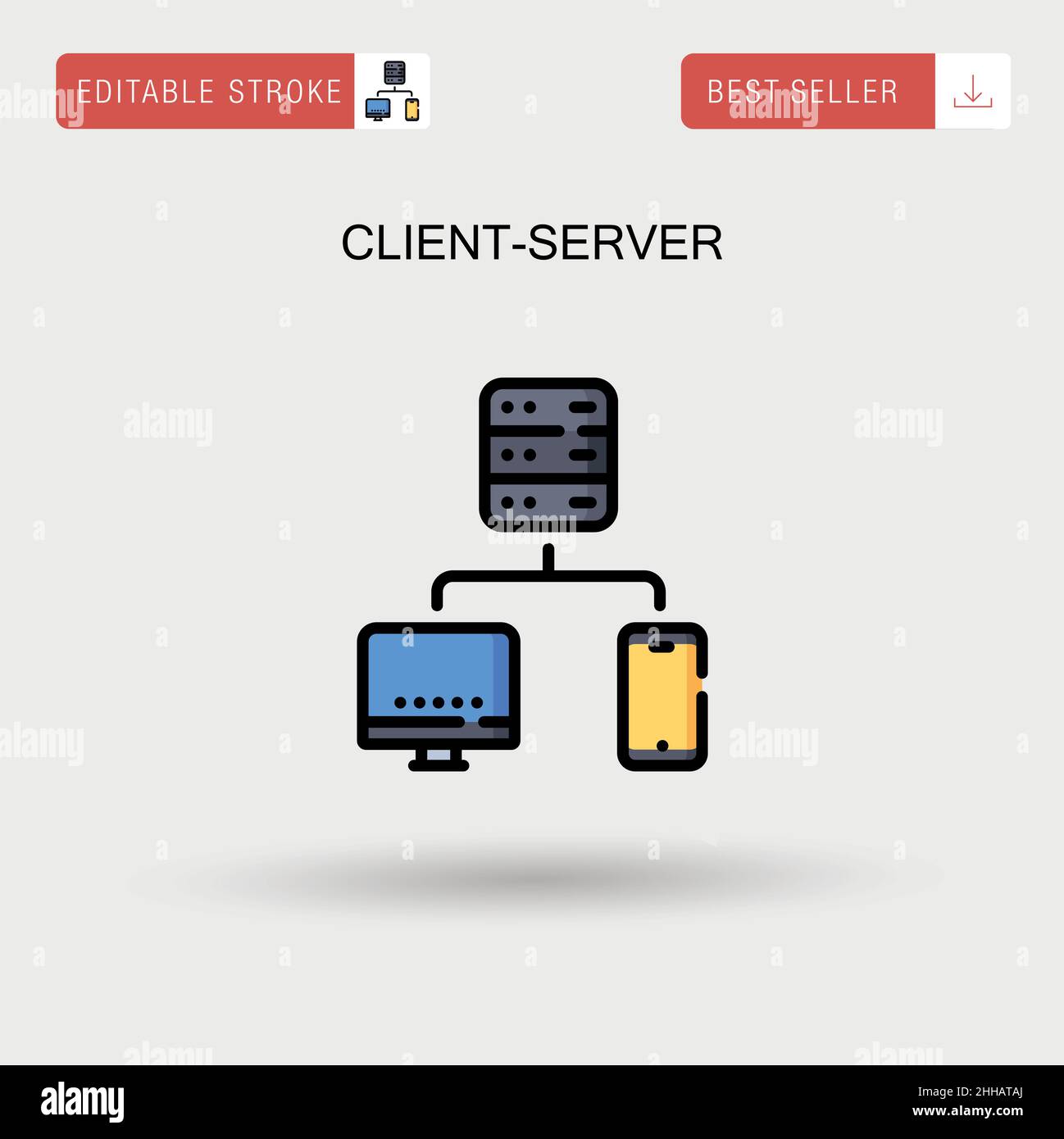 Mon client Banque d'images vectorielles - Alamy