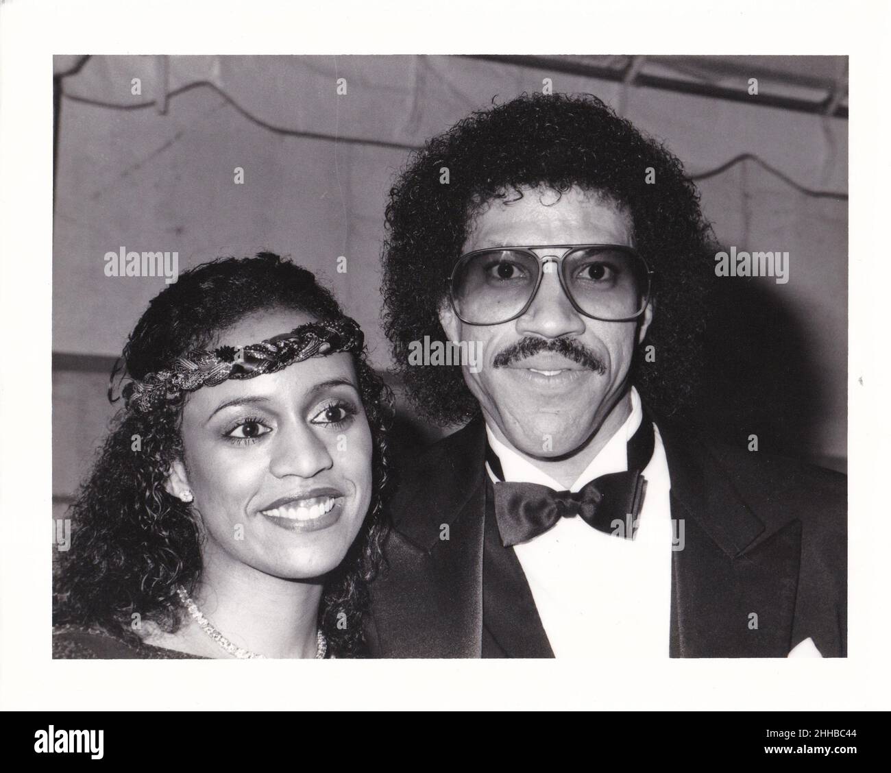 Lionel Richie avec son épouse Brenda Harvey, vers 1983 crédit: Ron ...