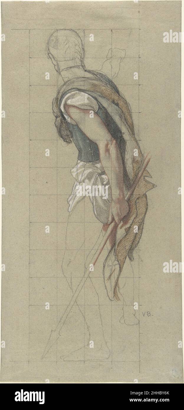 Etude d'un soldat 1851–52 Victor-François-Eloi Biennourry Français dans ...