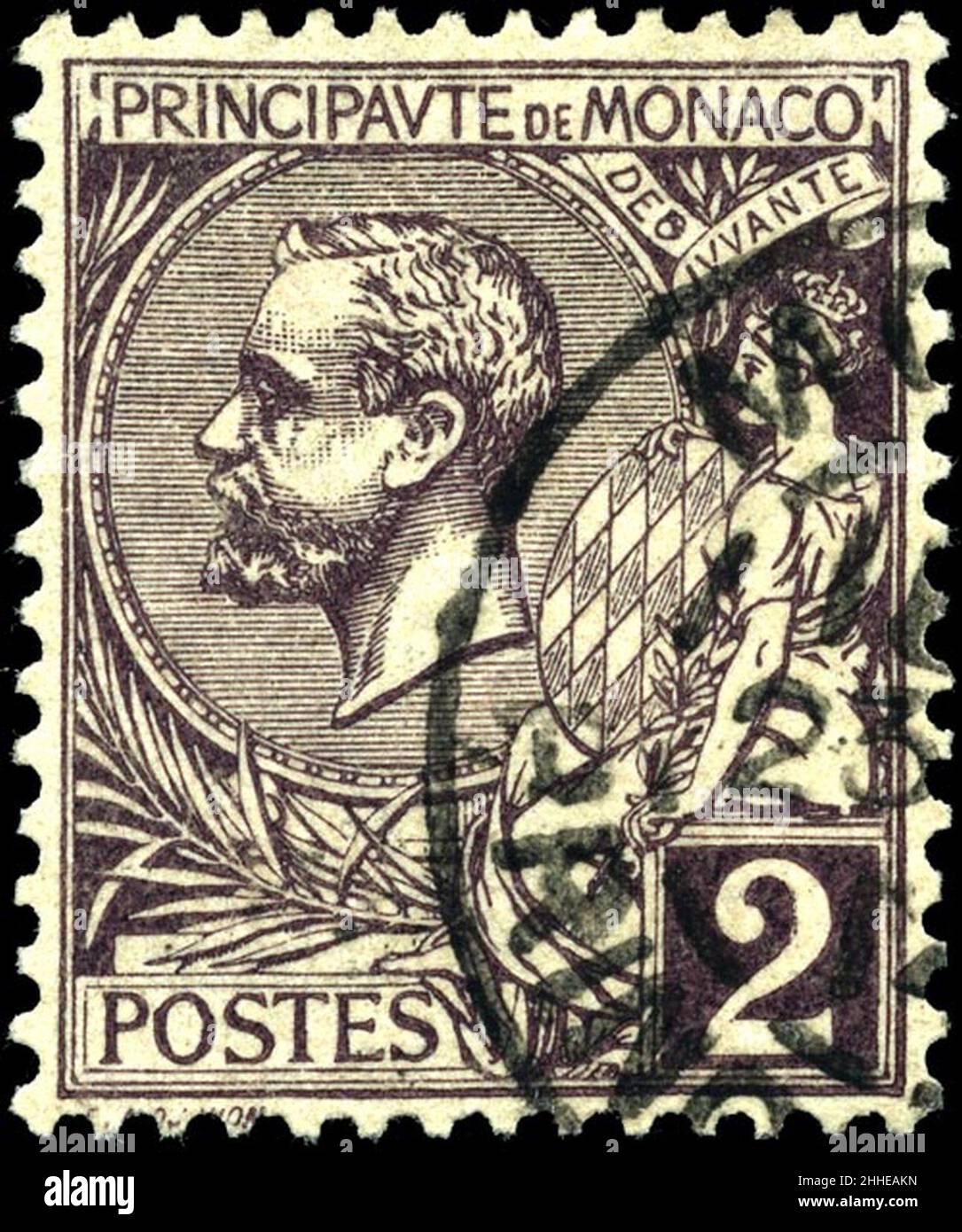 Monaco 1891 stamp Banque de photographies et d’images à haute ...