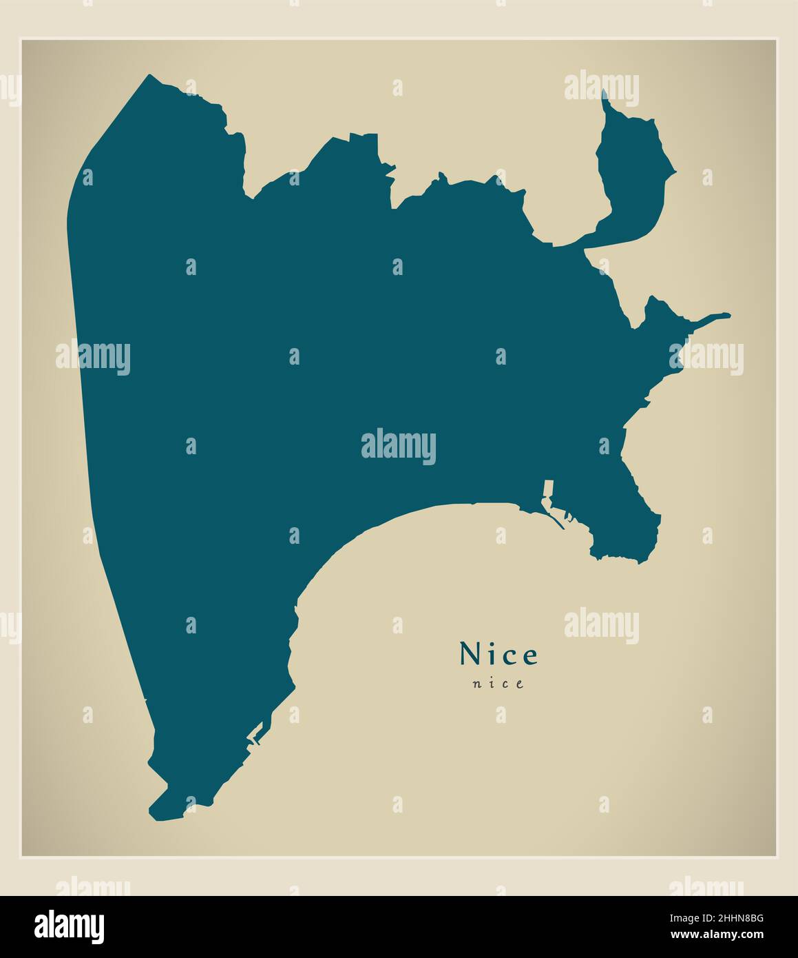 Carte de france nice Banque de photographies et d’images à haute ...