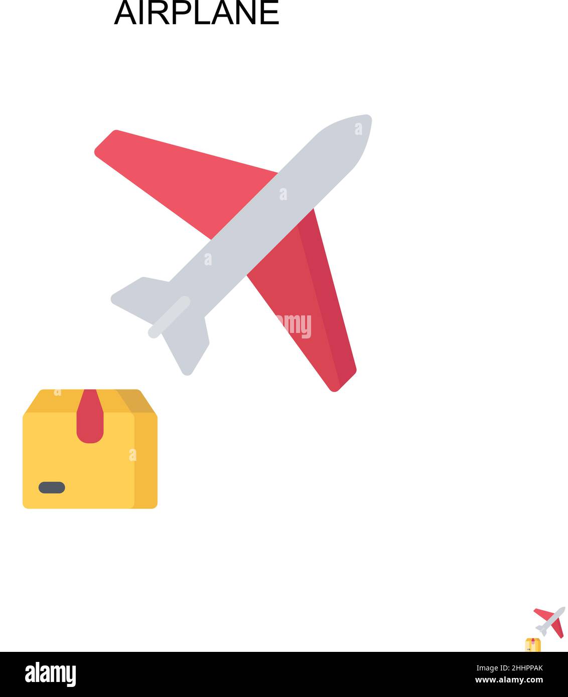 Icône vecteur simple avion.pictogramme moderne couleur parfaite sur ...