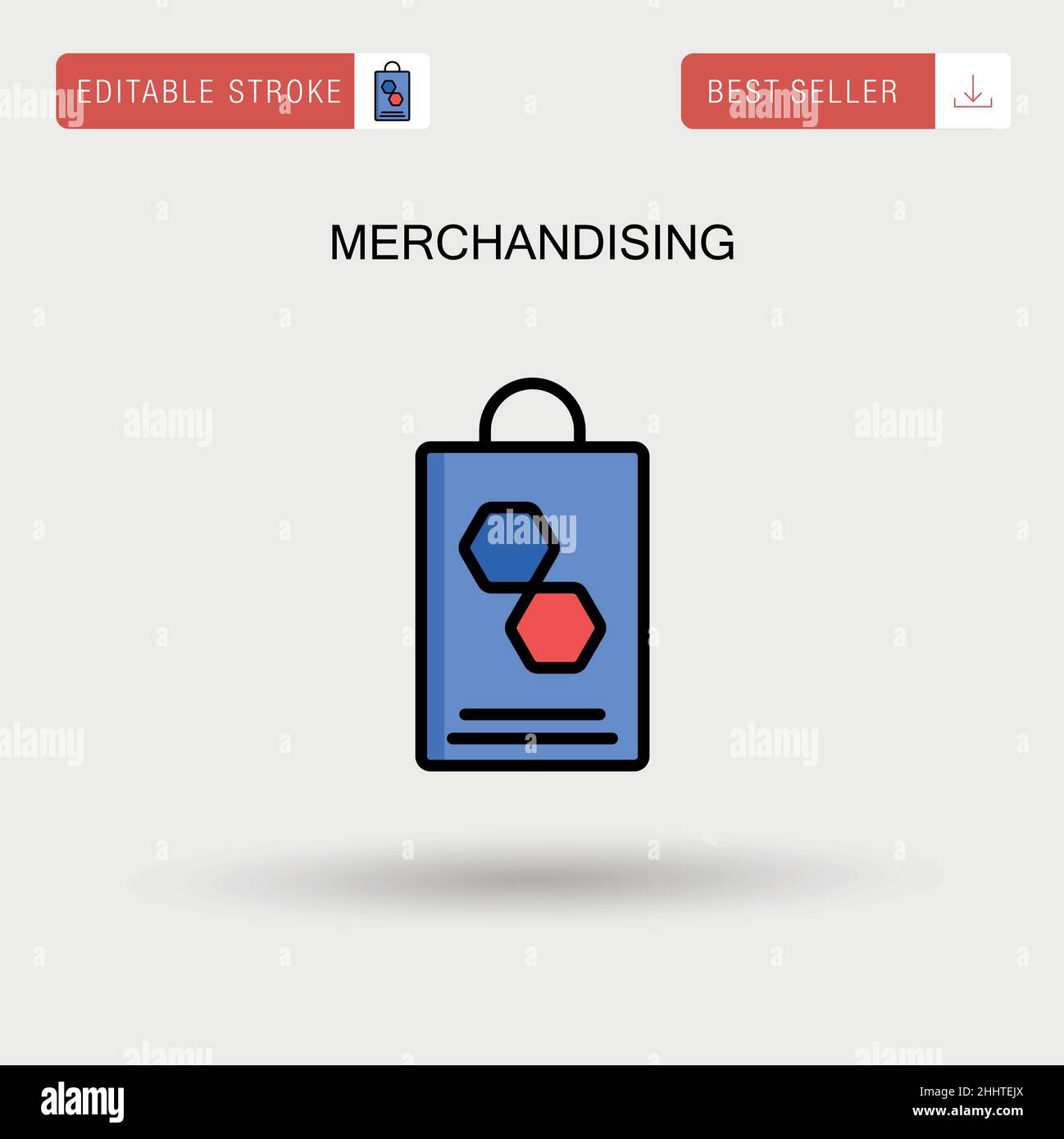 Merchandising illustration Banque d'images vectorielles - Alamy