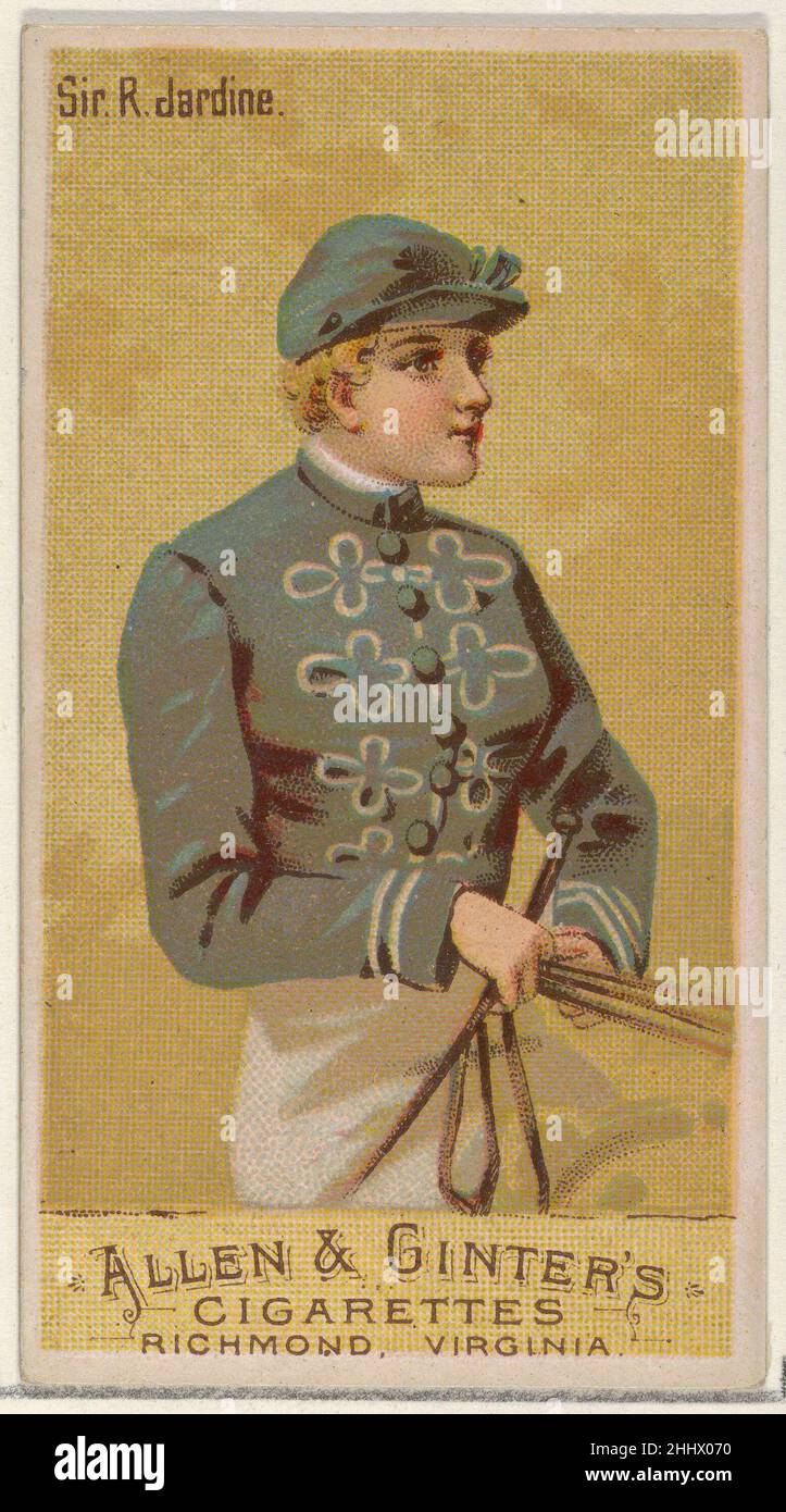 Sir R. Jardine, de la série Racing Colors of the World (N22a) pour les ...