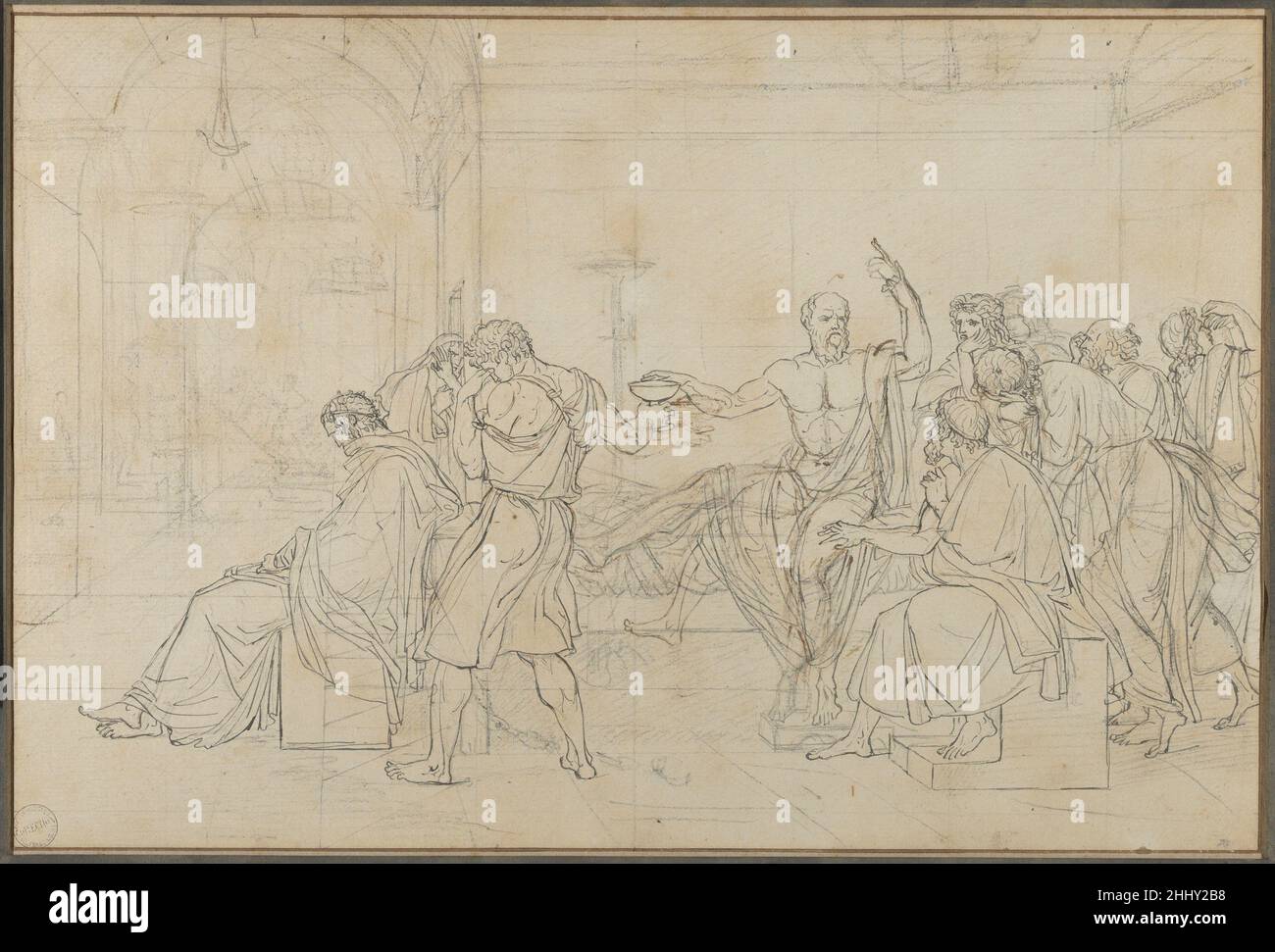 La mort de Socrate ca.1786 Jacques Louis David French cette fiche est ...