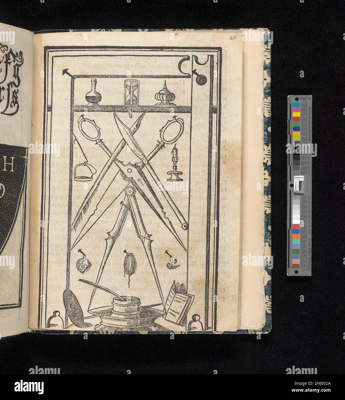 Essempio di recammi, page 25 (recto) 1530 Giovanni Antonio Tagliente ...