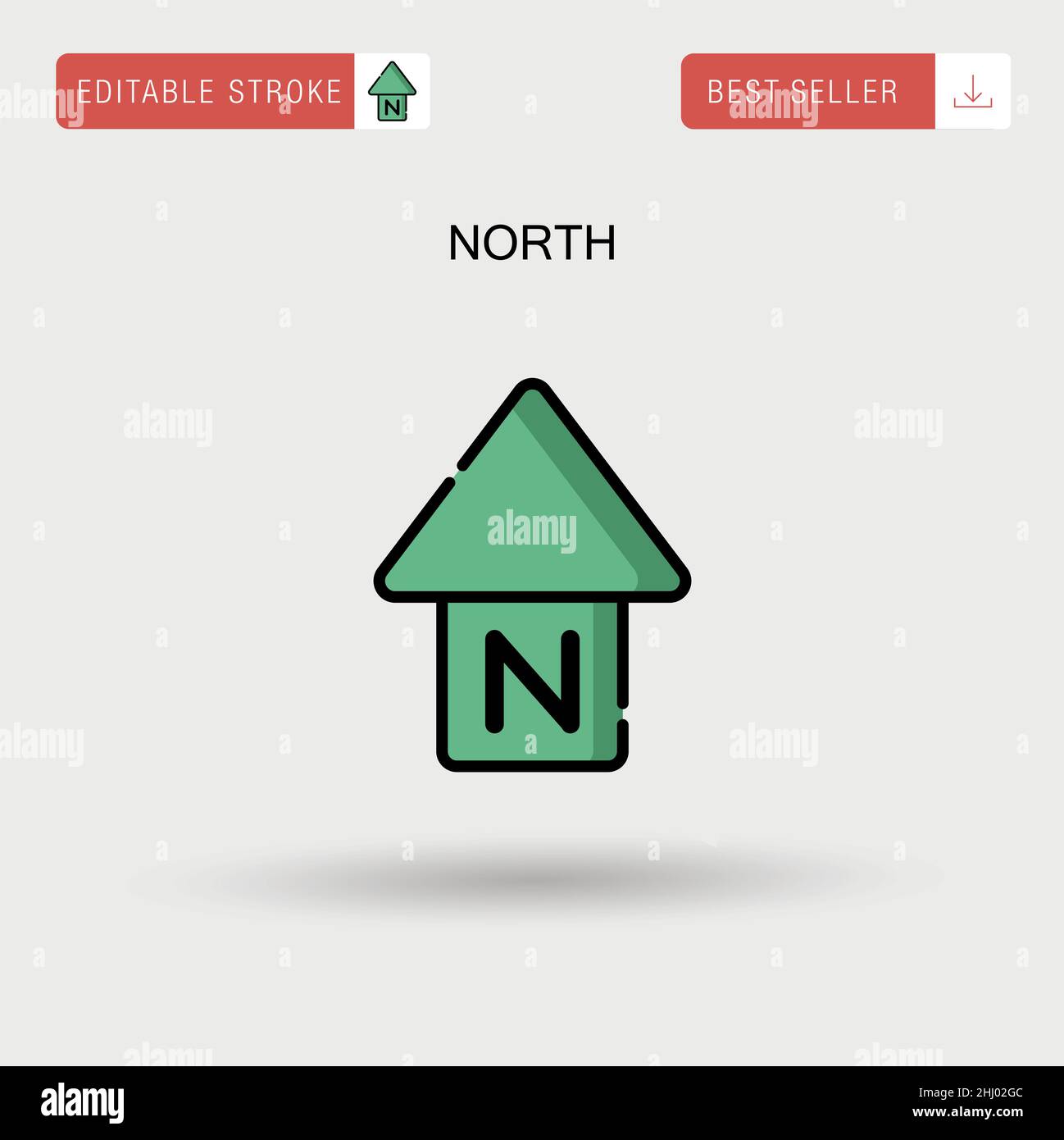 étoile du nord Banque d'images vectorielles - Alamy