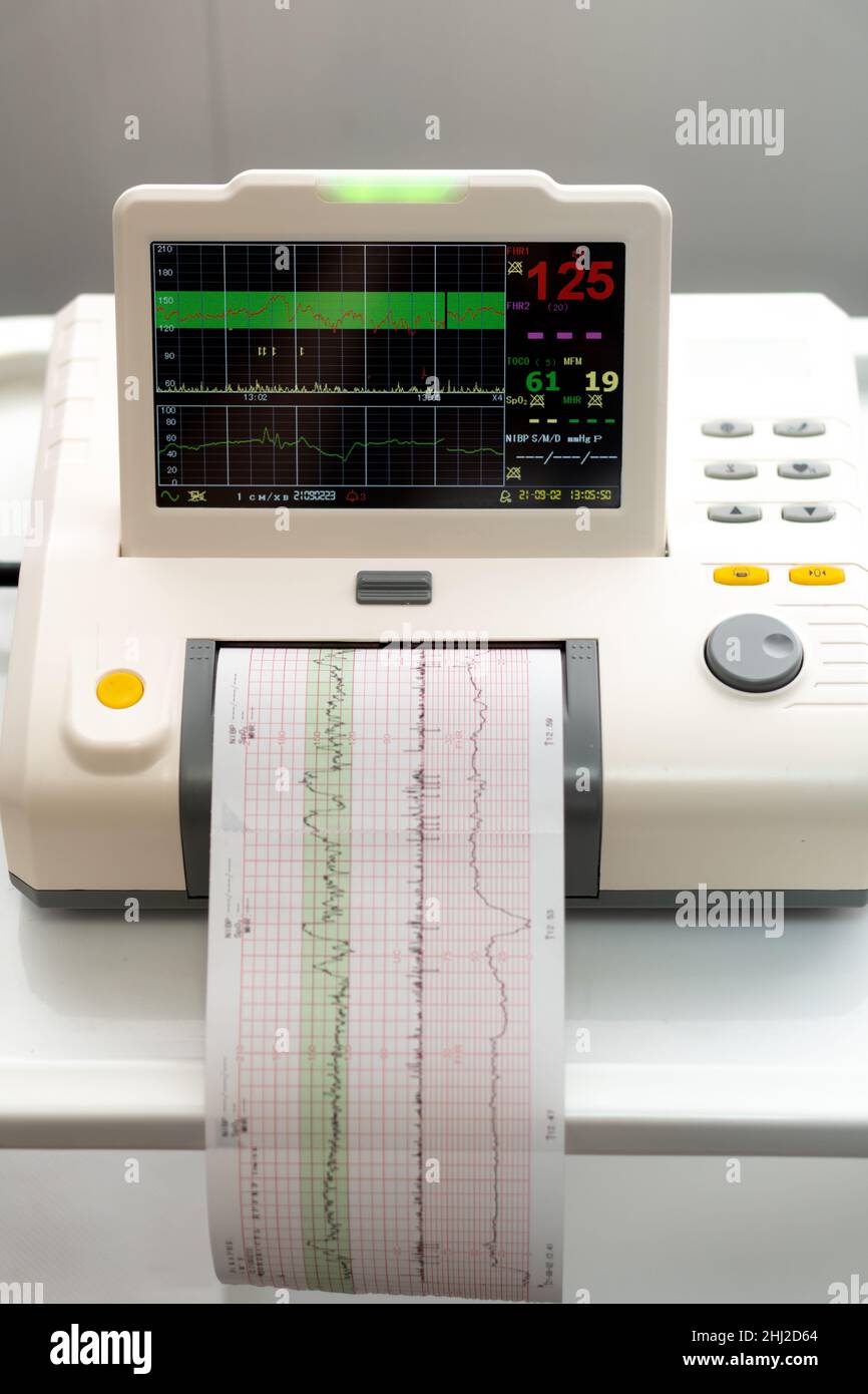 Appareil de cardiographie électronique surveillance des contractions ...