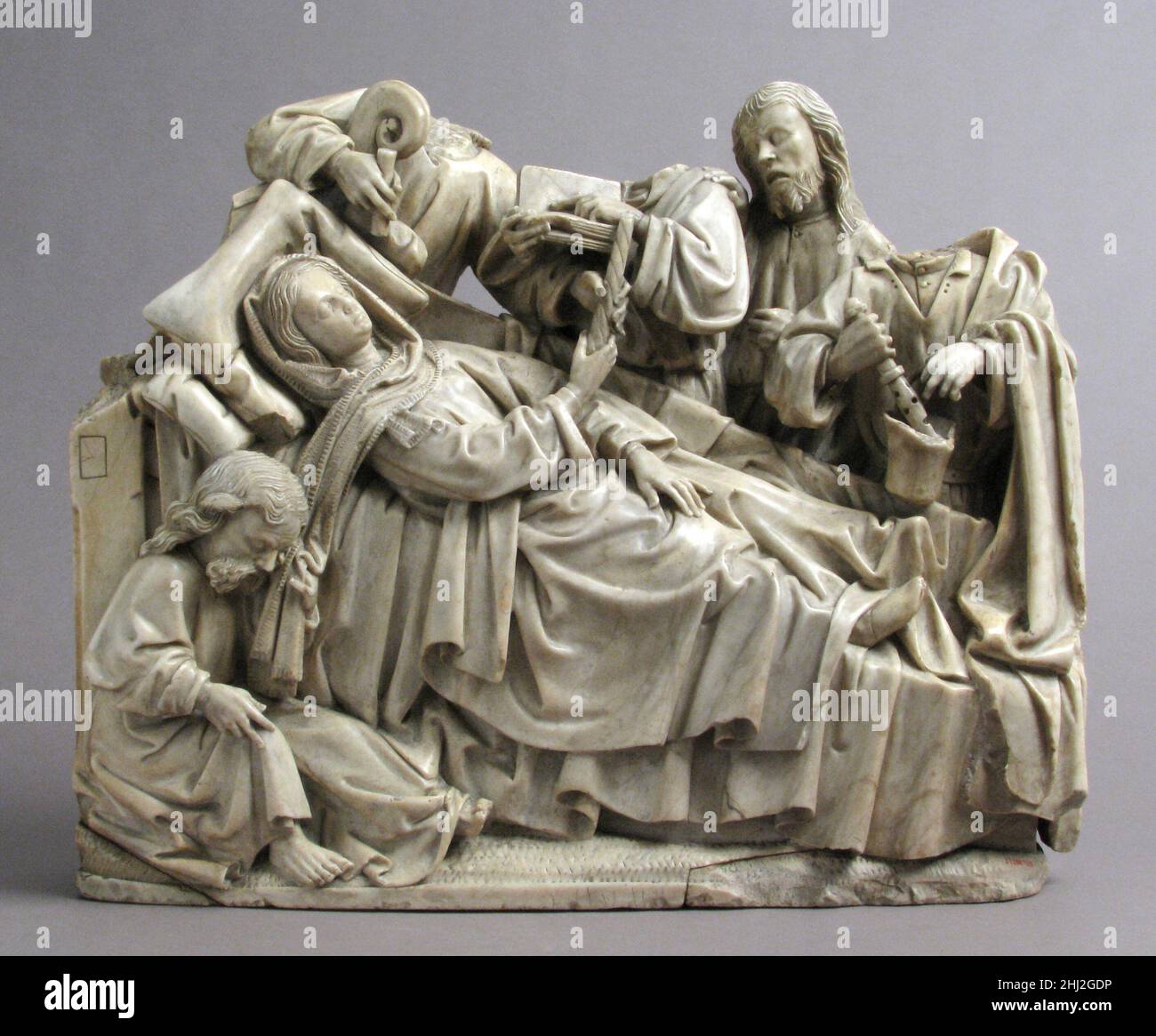 Mort de la Vierge ca.1450–1500 Français du Nord ce fragment, qui peut ...